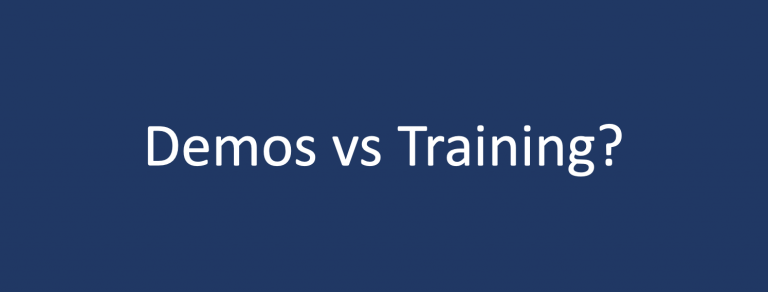 How Are Sales Demos Different from Training? - Great Demo! and Doing ...